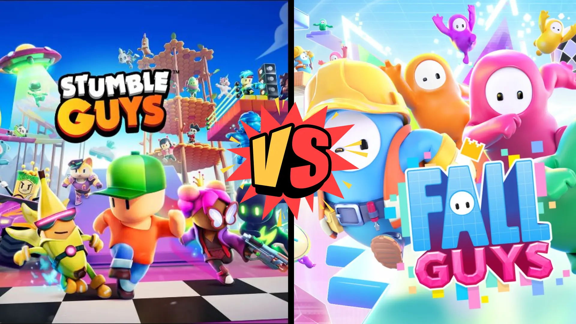 Stumble guys vs fall guys complete comparison